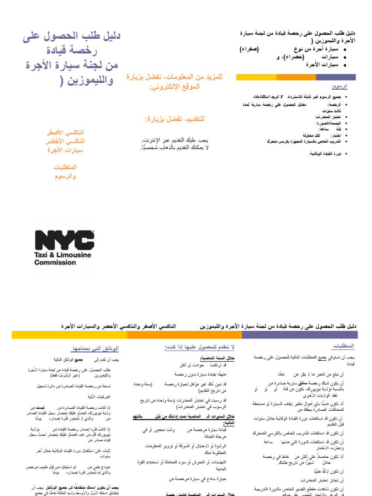 Universal License Guide Arabic | PDF