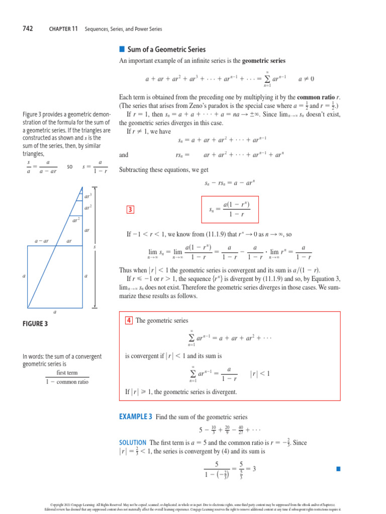 等比级数、nth-term test | PDF