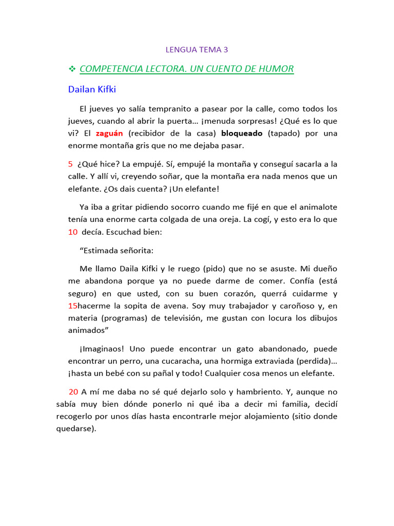 5º El Sustantivo | PDF