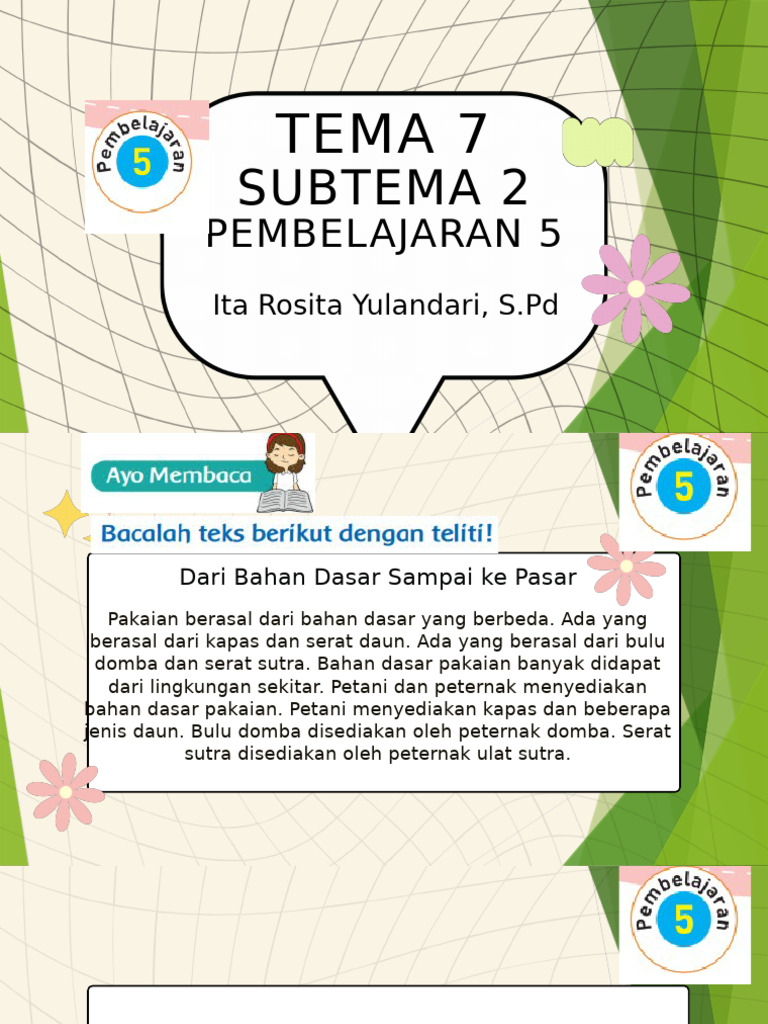Observasi Tema 7 Sb2 p5 Bu Ita Yunyi | PDF