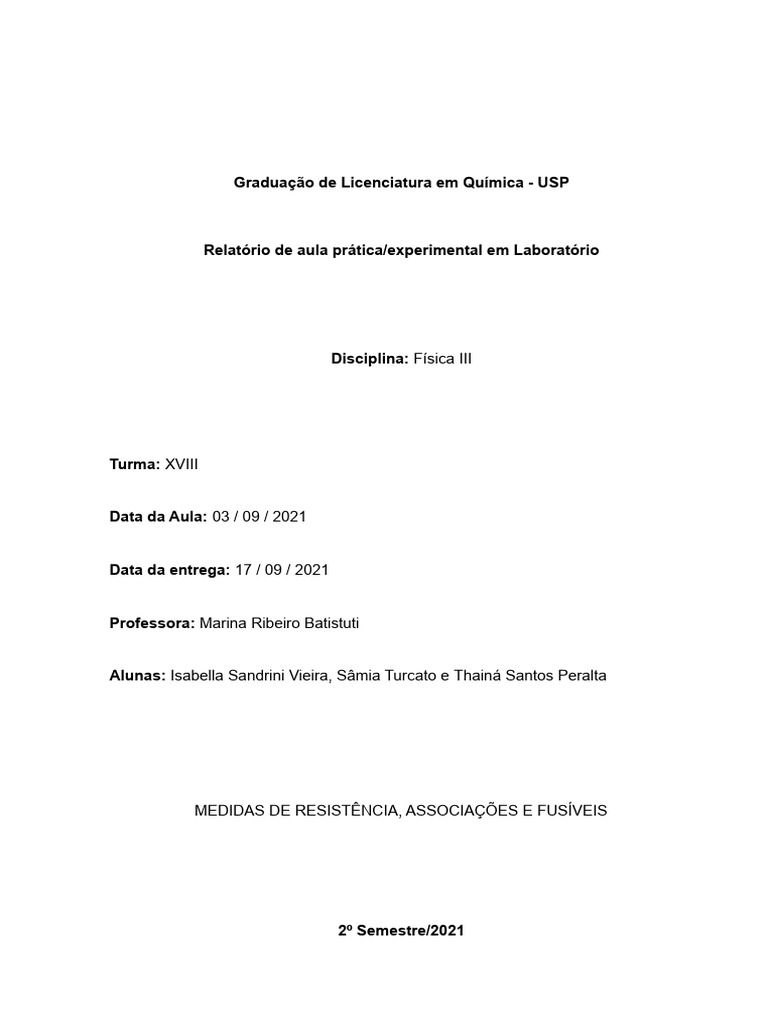 Experimento 3 - | PDF