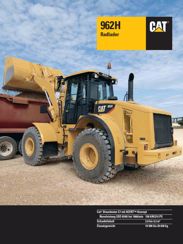 BM-Caterpillar Radlader 962H | PDF