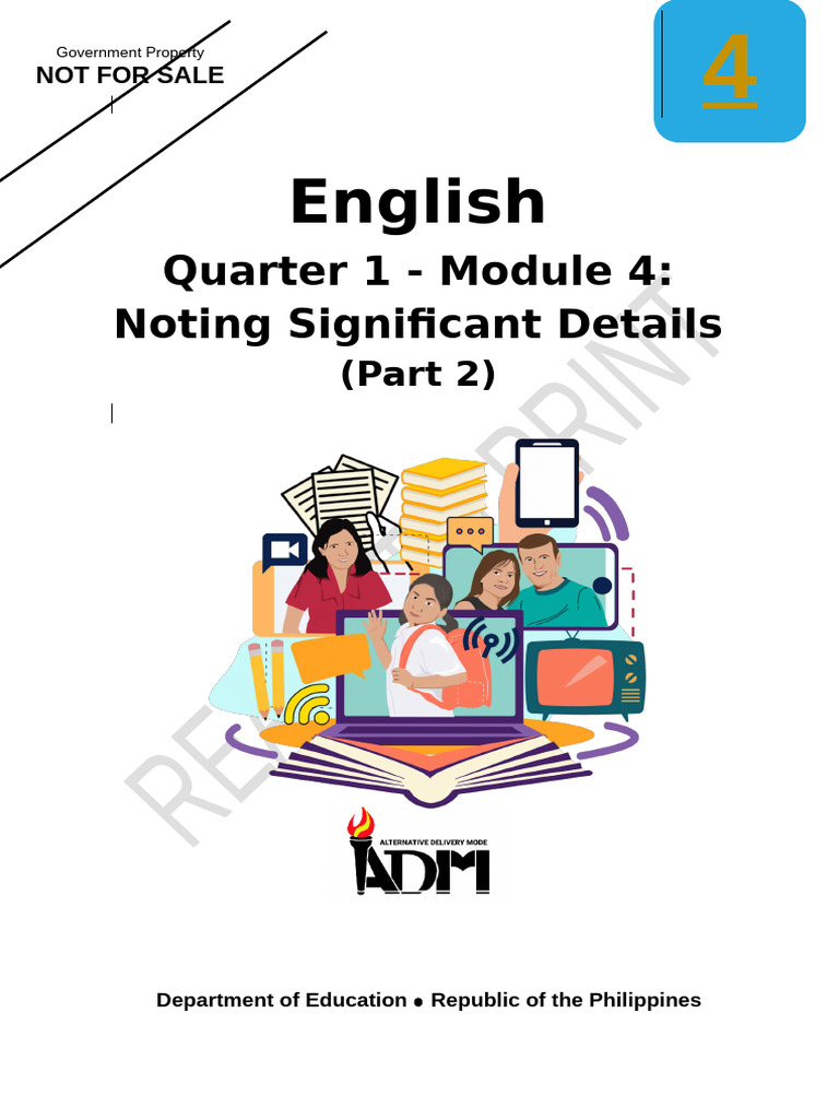 English4 q1 Mod4 Notingsignificantdetails2 v5 | PDF