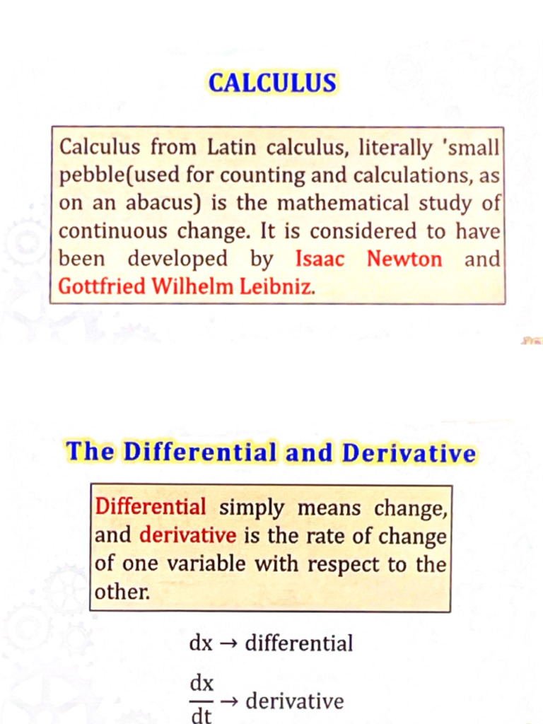 Calc 1 | PDF