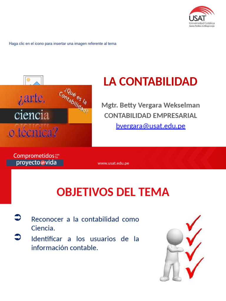 Tema 1 La Contabilidad - 1era. Parte | PDF