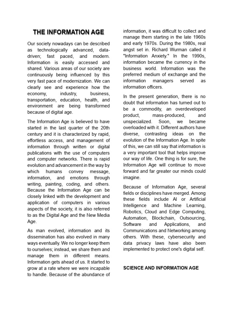 Specific Issues in Science, Technology, and Society | PDF