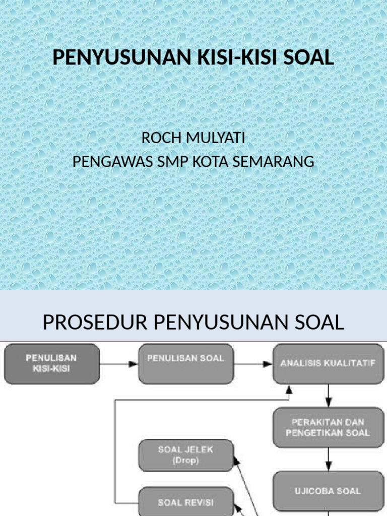 Penyusunan Kisi-Kisi | PDF
