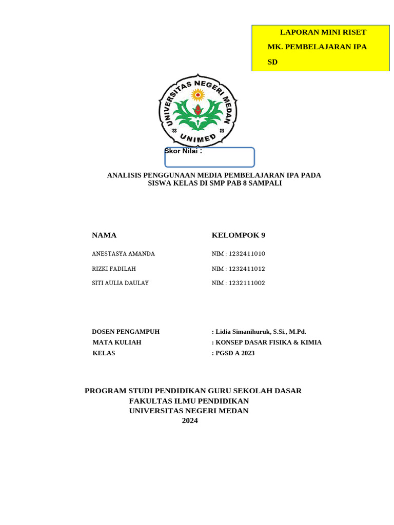 MR FISKIM KEL 9 | PDF