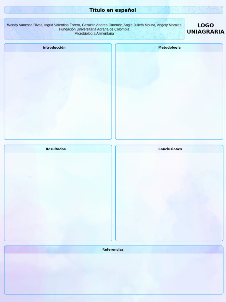 Plantilla Poster Micro | PDF