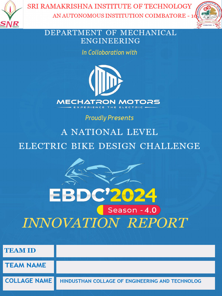EBDC 4.0 - Innovation Report Edited | PDF