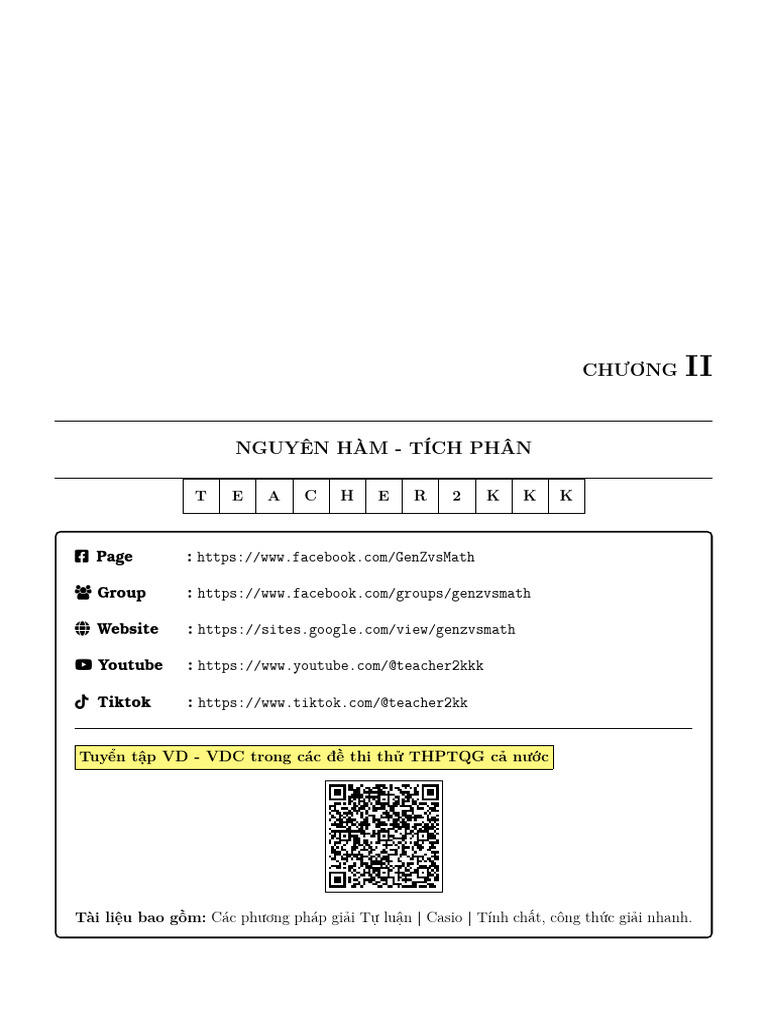 Nguyen Ham - Tich Phan VDC | PDF