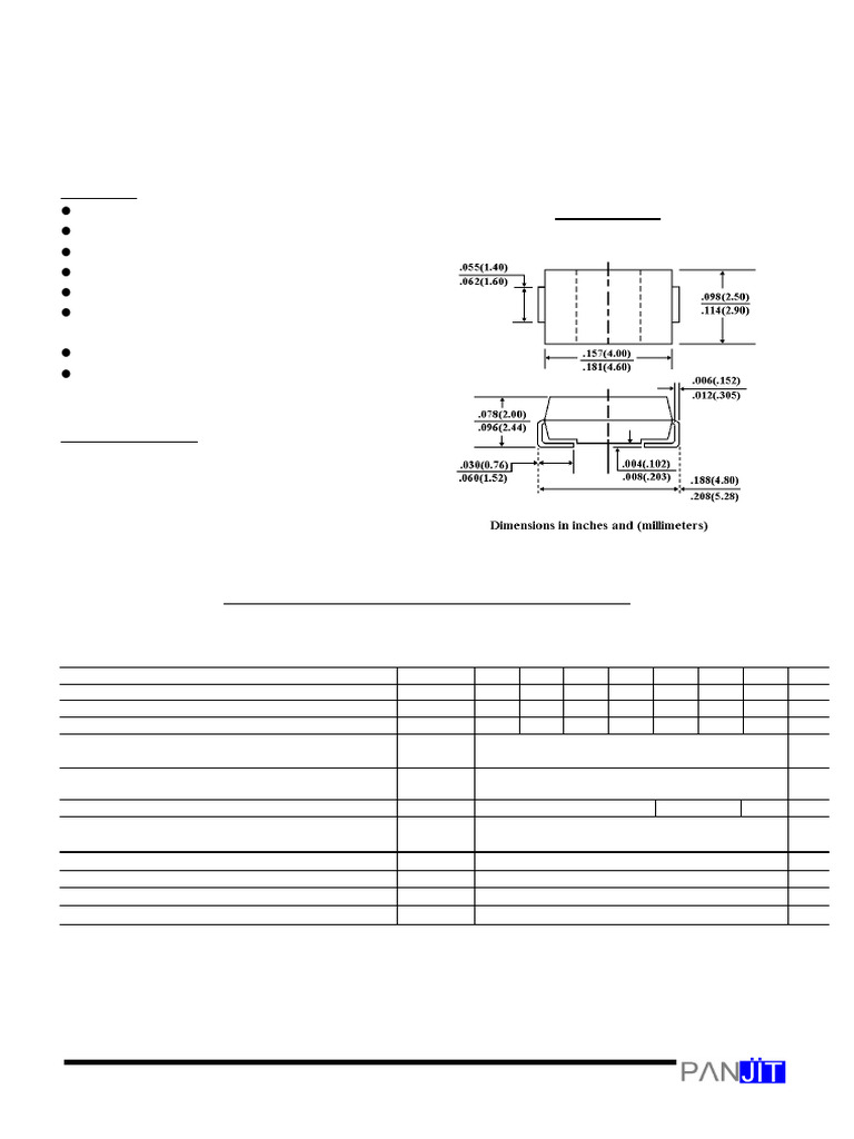 ES1J Datasheet | PDF