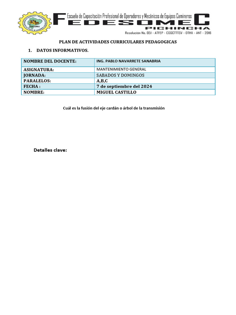 Miguel Castillo | PDF
