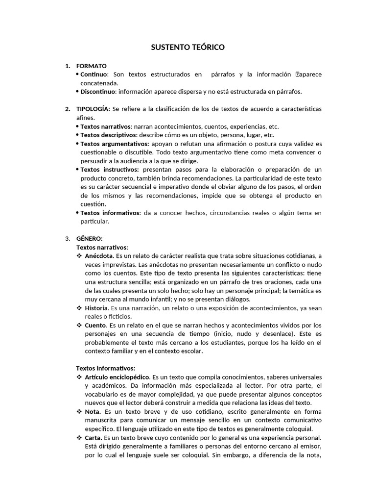 5.SUSTENTO TEÓRICO para El Taller Con DF Comunicación | PDF