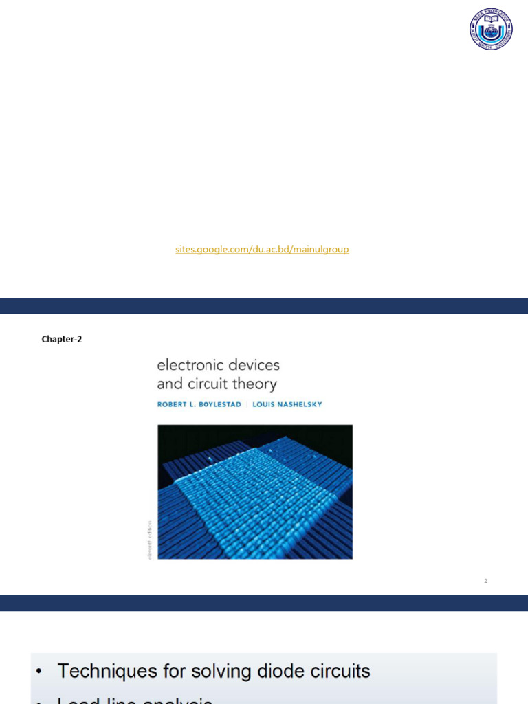 (EEE-111) Lecture-2 (Diode Applications) | PDF | Rectifier | Diode