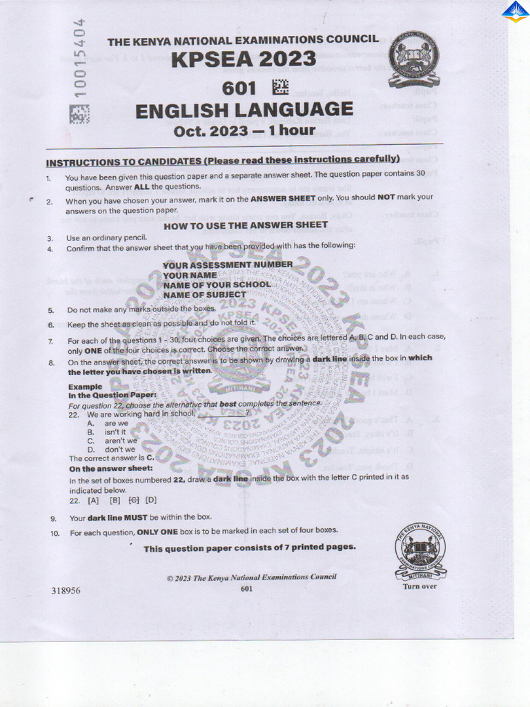 ENG KPSEA 2023 | PDF