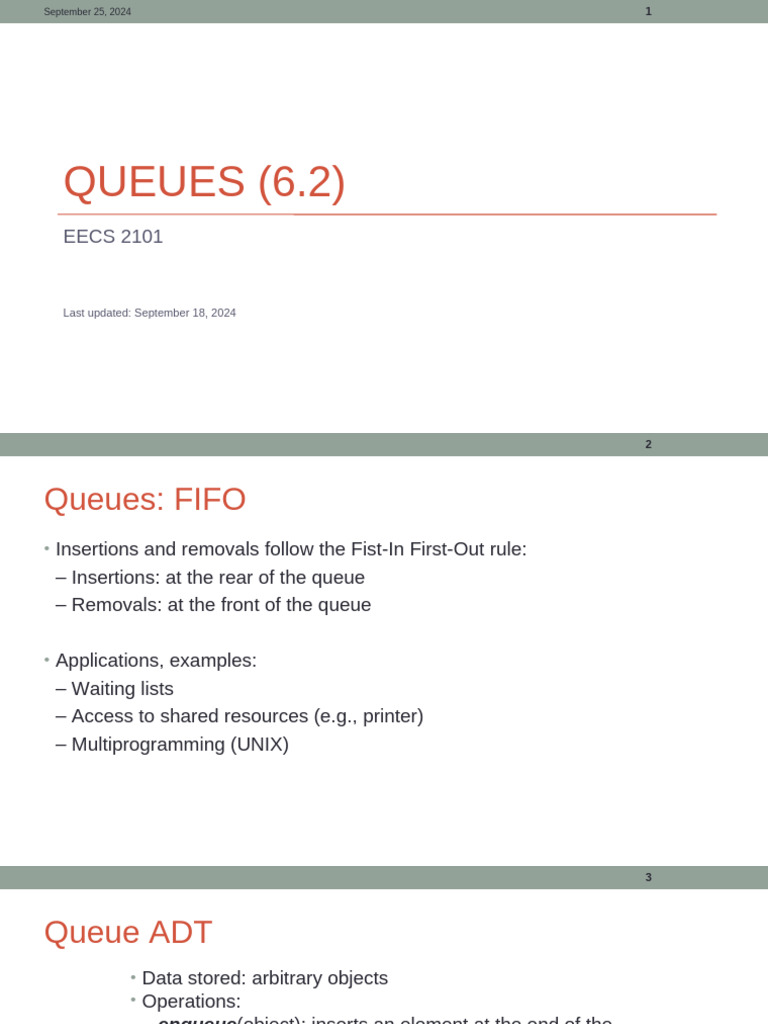 n3 Queues-2 | PDF