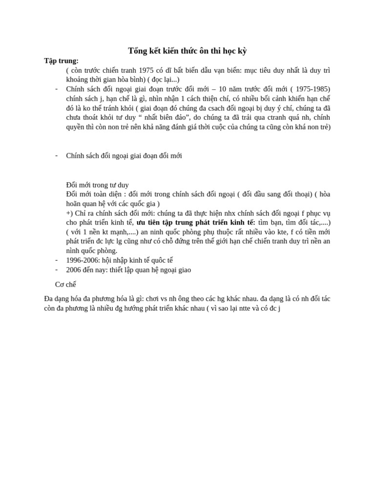 On Cuoi Ky CSDN | PDF