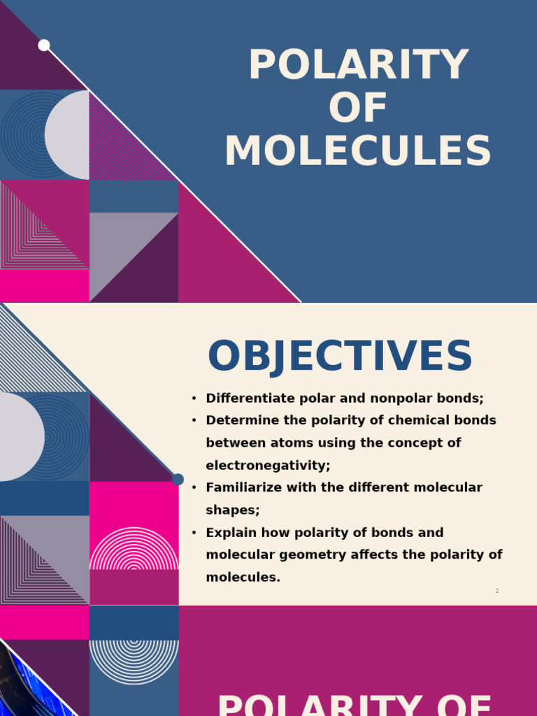 Polarity of Molecules | PDF