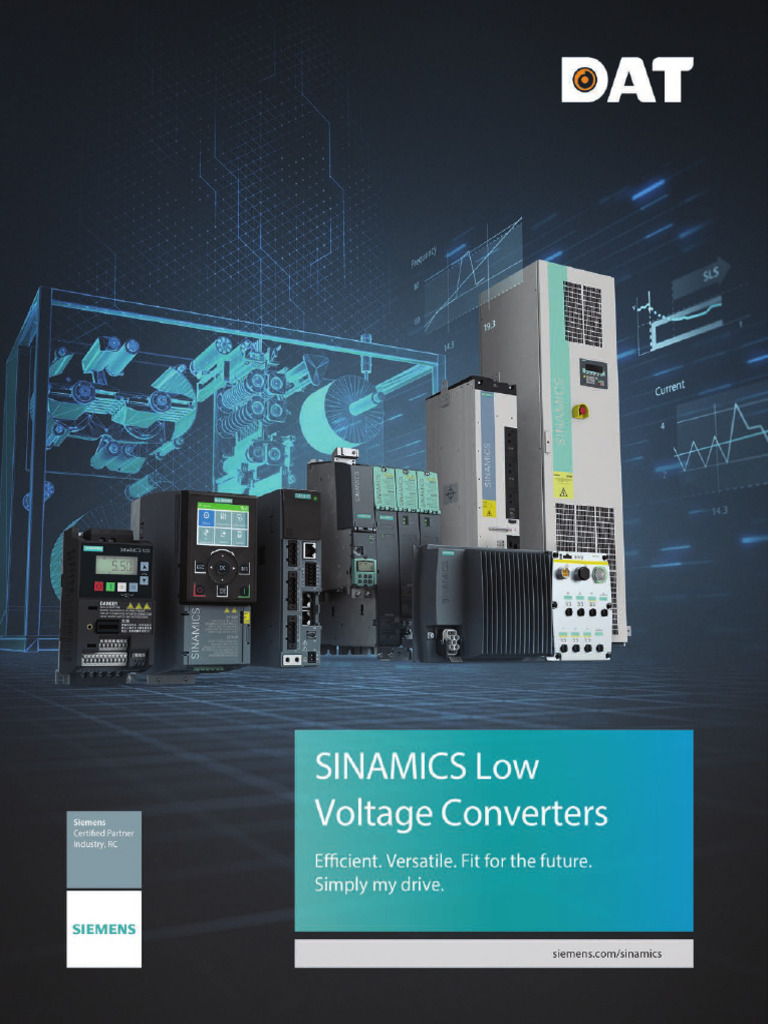 Sinamics Low Voltage ConvertersCatalog MC | PDF
