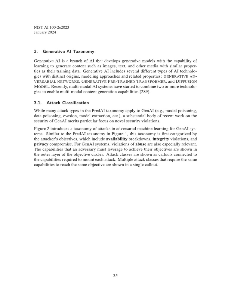 Generative AI Taxonomy | PDF