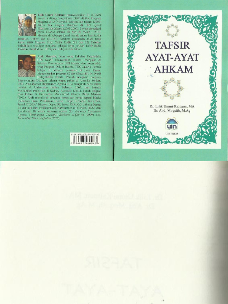 Tafsir Ayat-Ayat Ahkam (Secured) | PDF