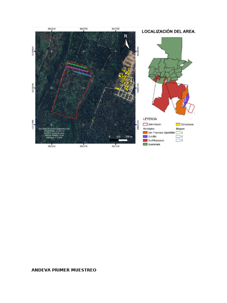 Andeva Primer Muestreo | PDF