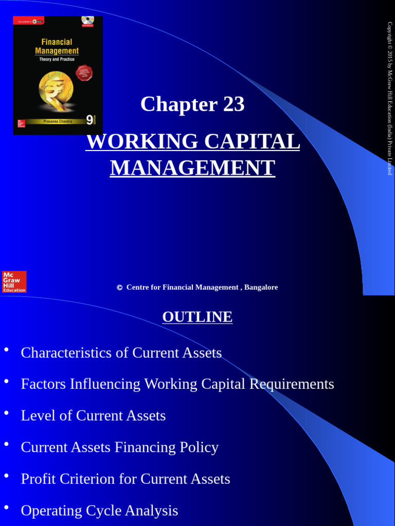 FM Chapter23 | PDF | Working Capital | Accounts Payable