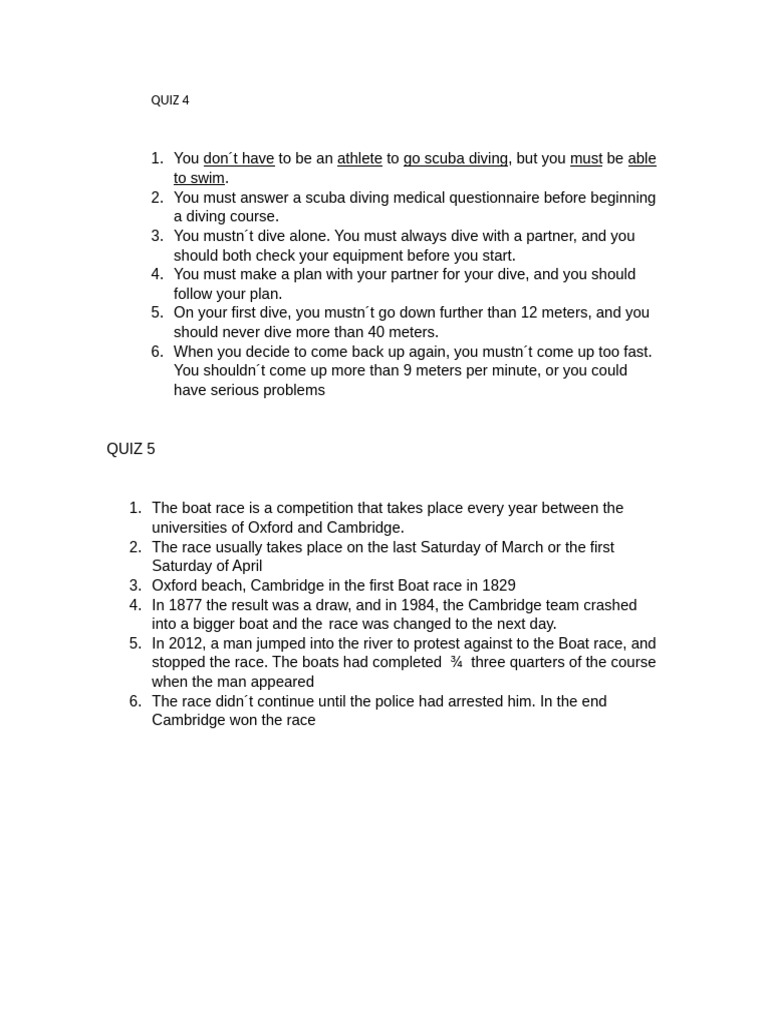 Quiz 4 | PDF