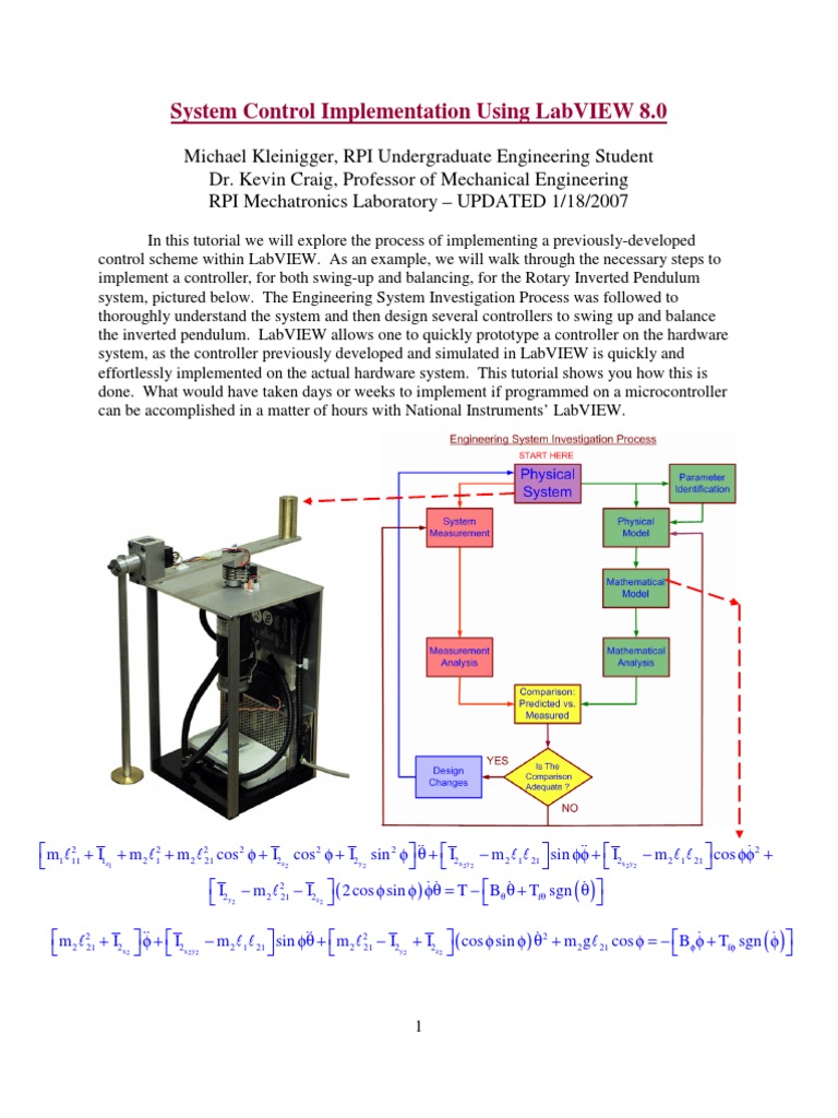 LabVIEW Control Implementation Tutorial | PDF | Function (Mathematics ...