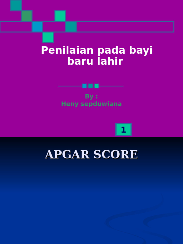 Apgar Scor | PDF