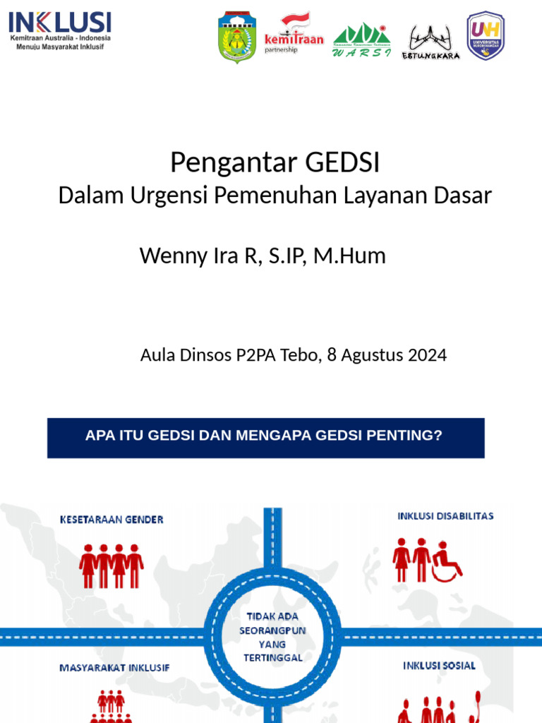 Pengantar GEDSI (Autosaved) | PDF