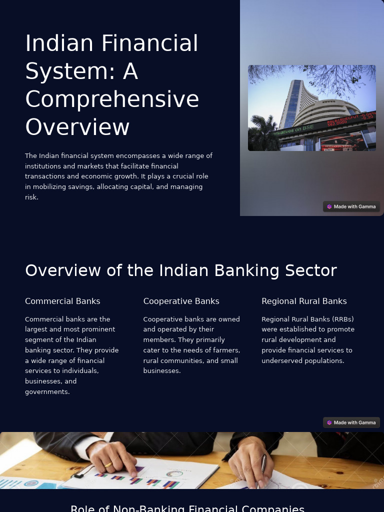 Indian Financial System A Comprehensive Overview | PDF