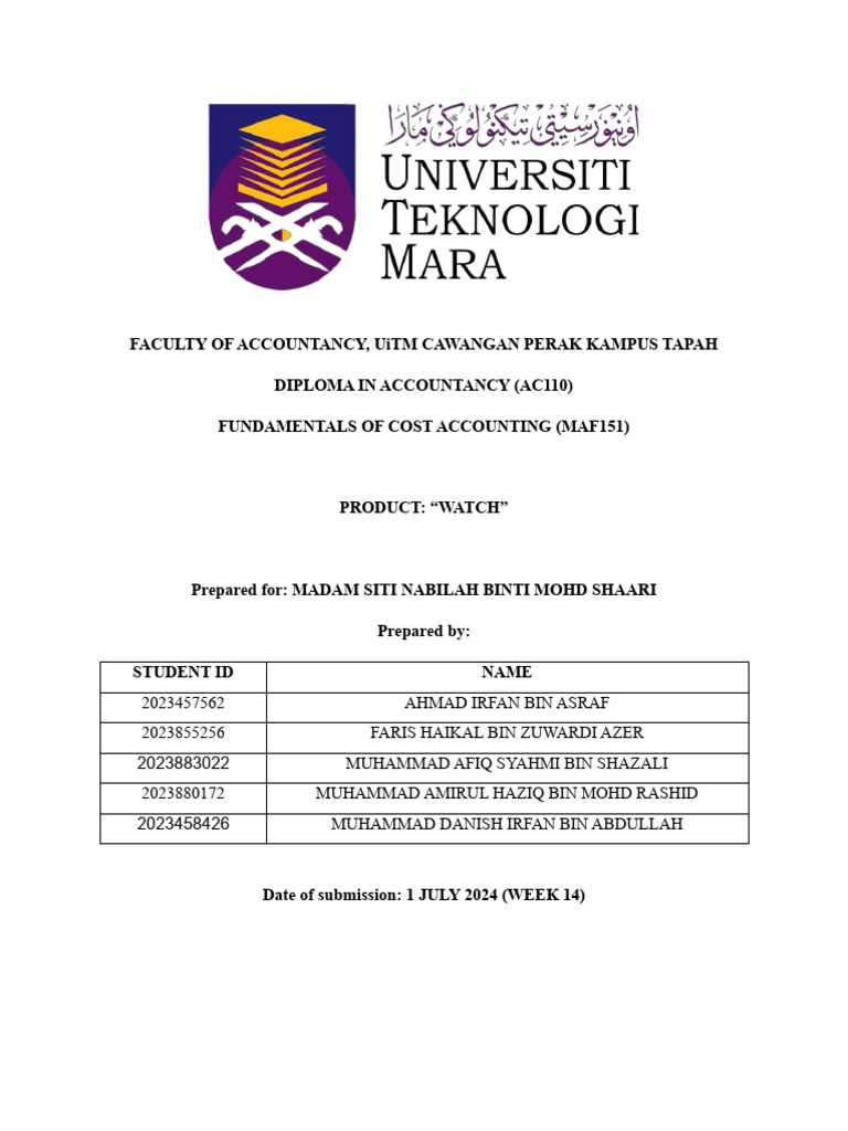 Maf151 Group Project | PDF