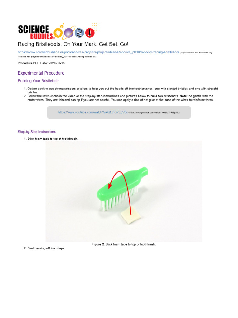 Bristlebots Building Procedure | PDF