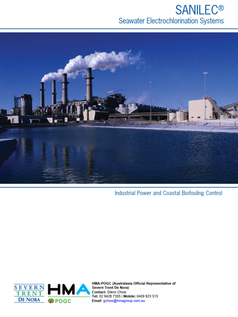 Sanilec Seawater Electrochlorination | PDF