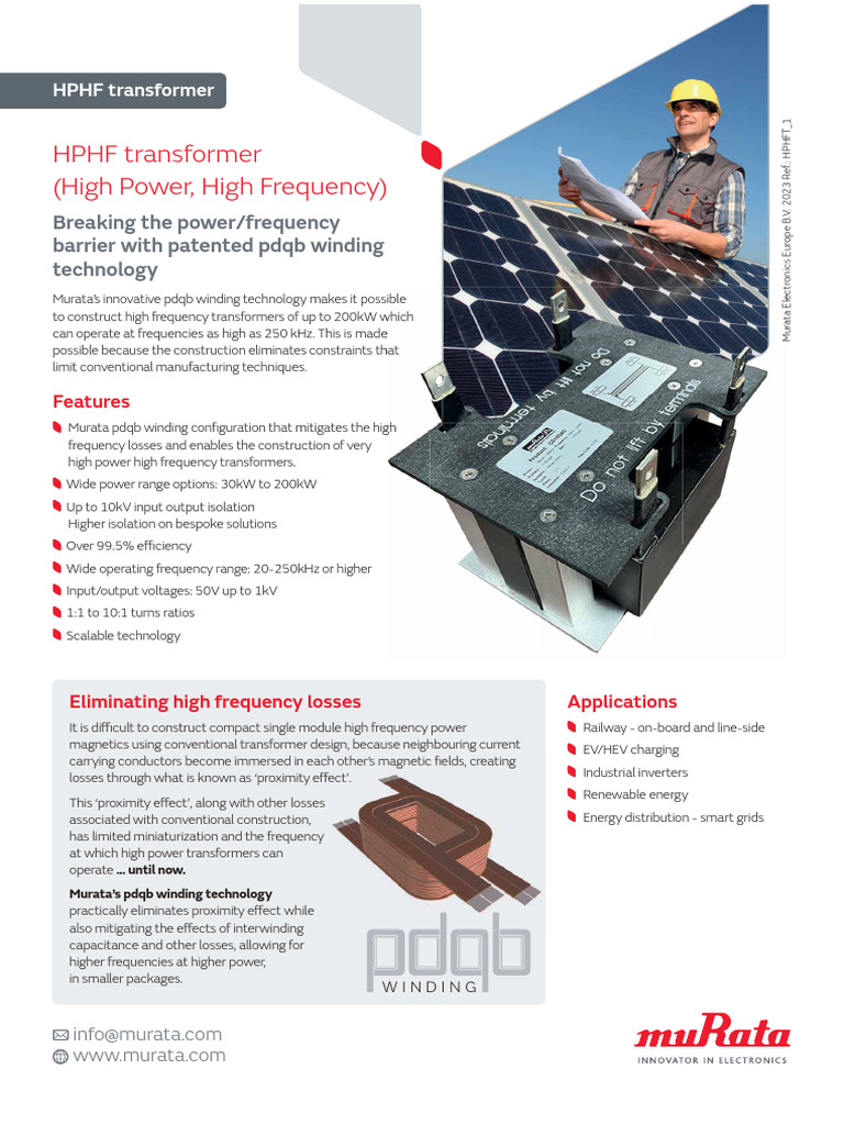 HPHF Transformer Flyer | PDF