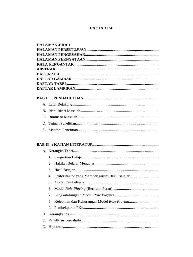 Daftar Isi | PDF