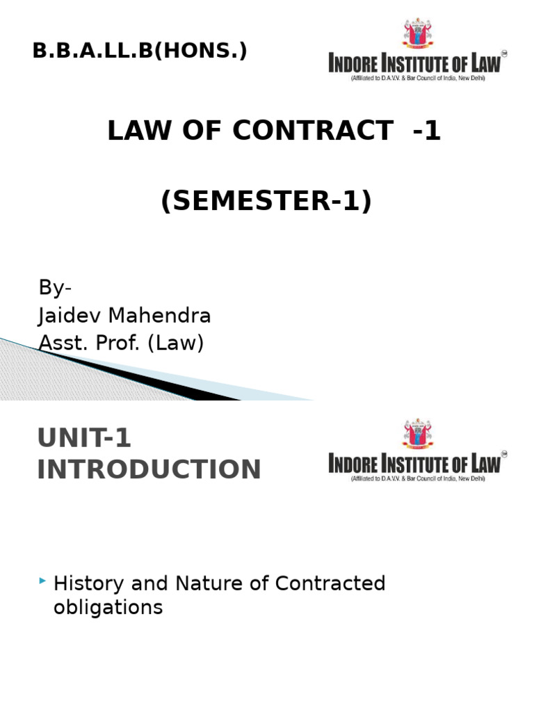 Contract 1 | PDF