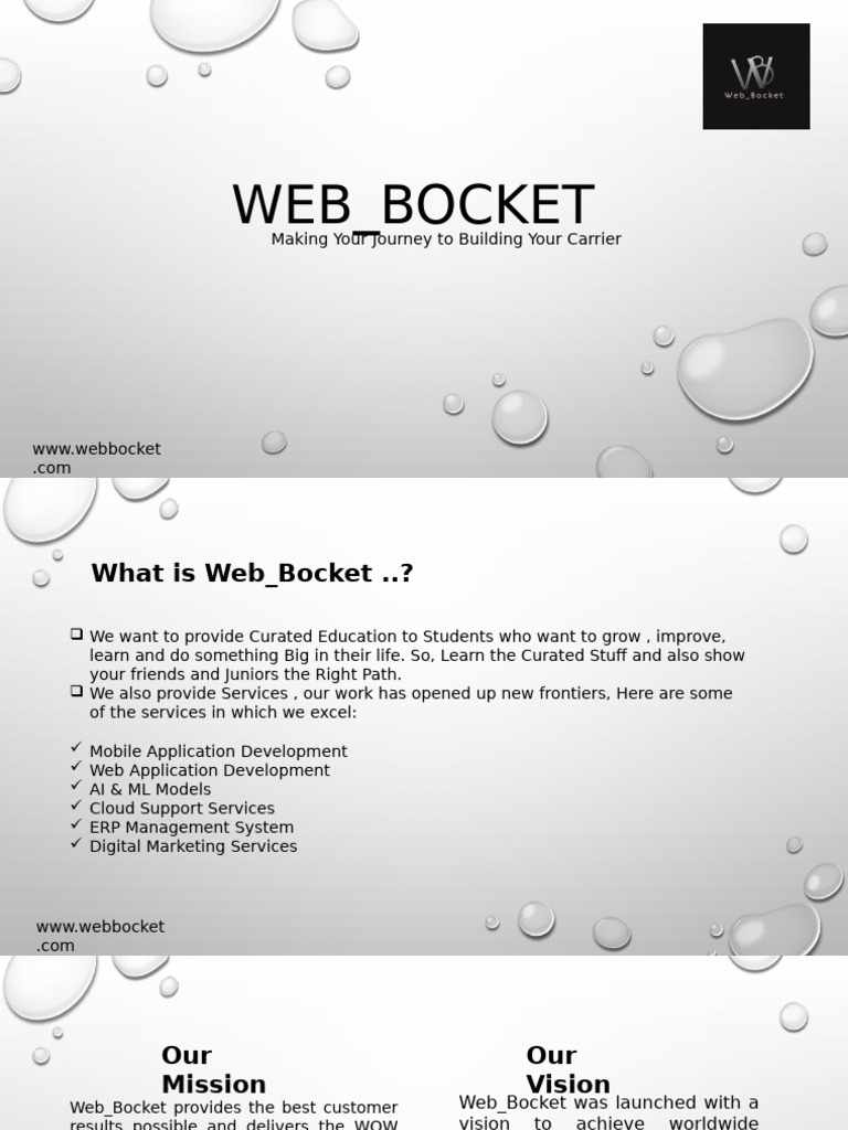 Web Bocket Brocher 1 | PDF
