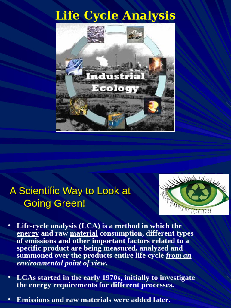 Life Cycle Analysis | PDF
