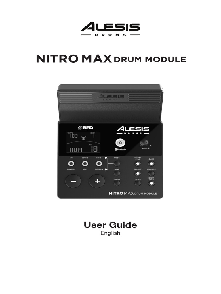 Nitro Max Drum Module - User Guide - V1.1 | PDF