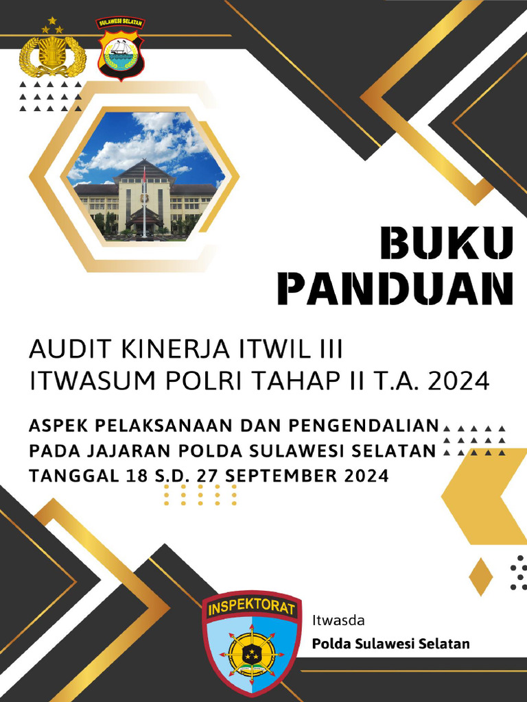 Buku Panduan Ak THP II Itwasum Polri Ta. 2024 | PDF