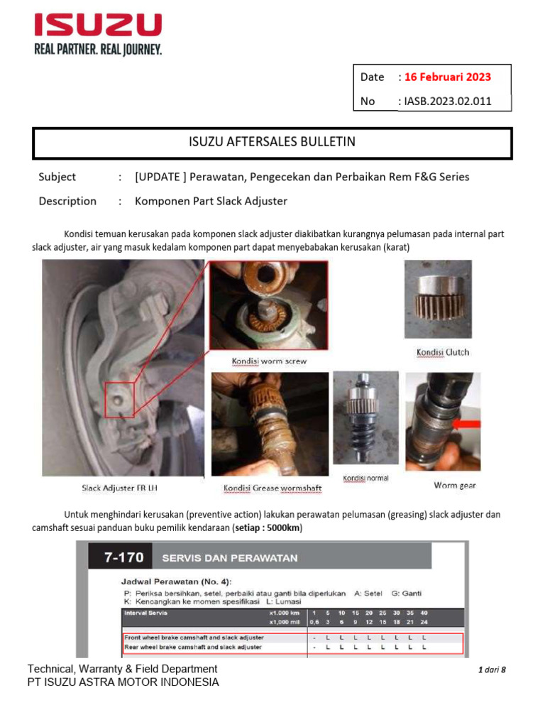 Iasb.2023.02.011 - Update Automatic Slack Adjuster Vd00 | PDF