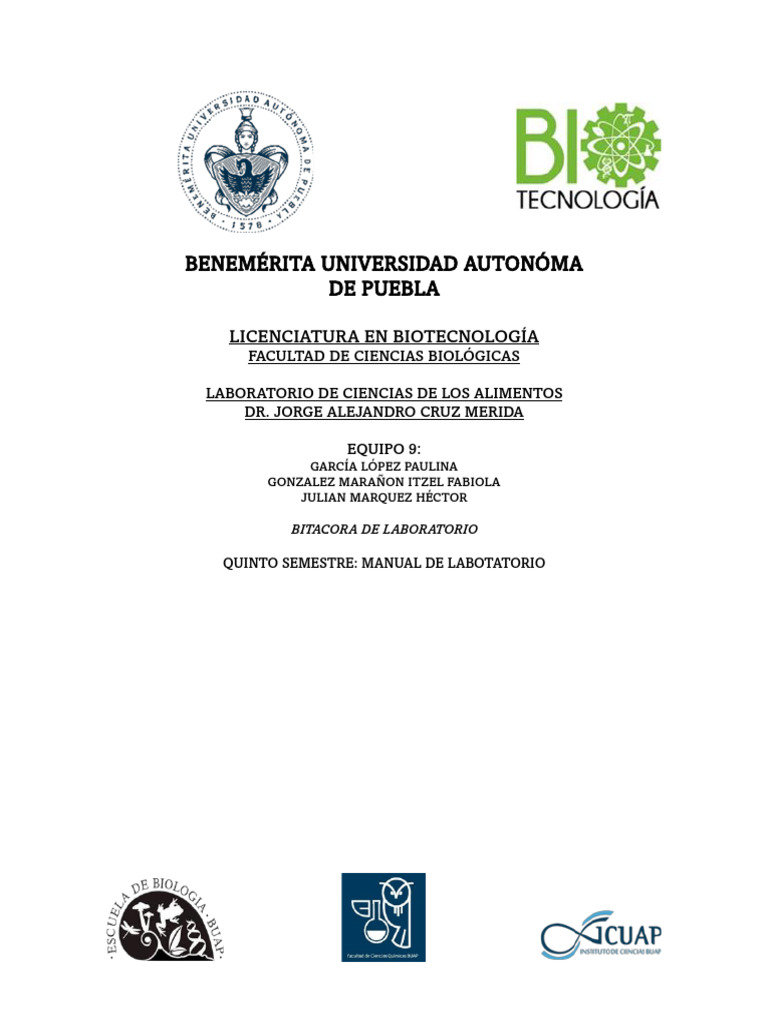 Bitacora Lab | PDF