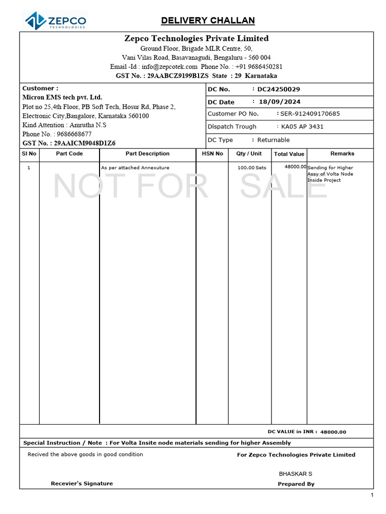 DC - Micron Ems | PDF