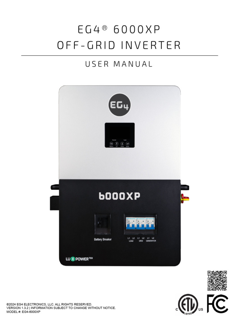 EG4 6000XP Manual | PDF