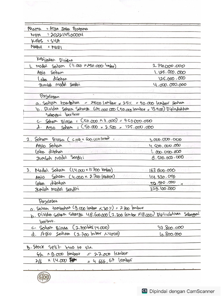 MKDI - Arya Jaka Pratama S4A | PDF