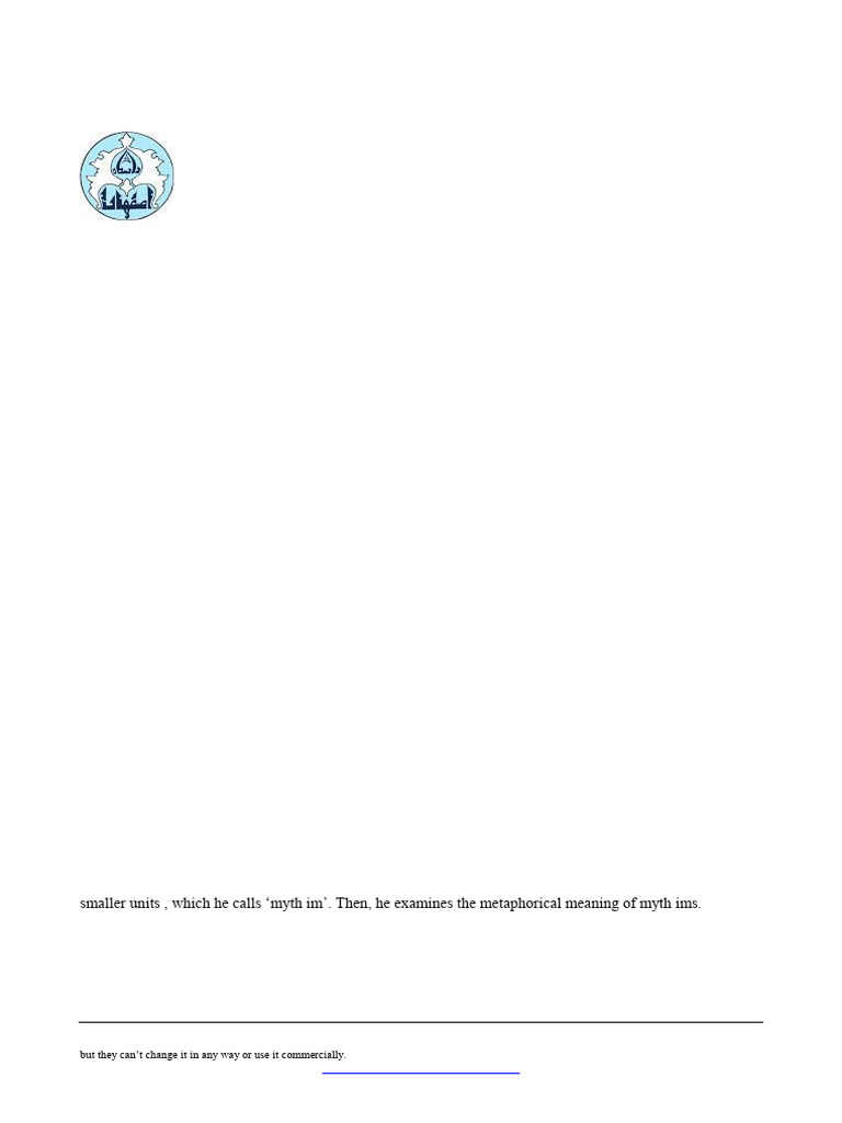 A Study of The Binary Opposition of Symbols in Zurvan Myth of Lurestan ...