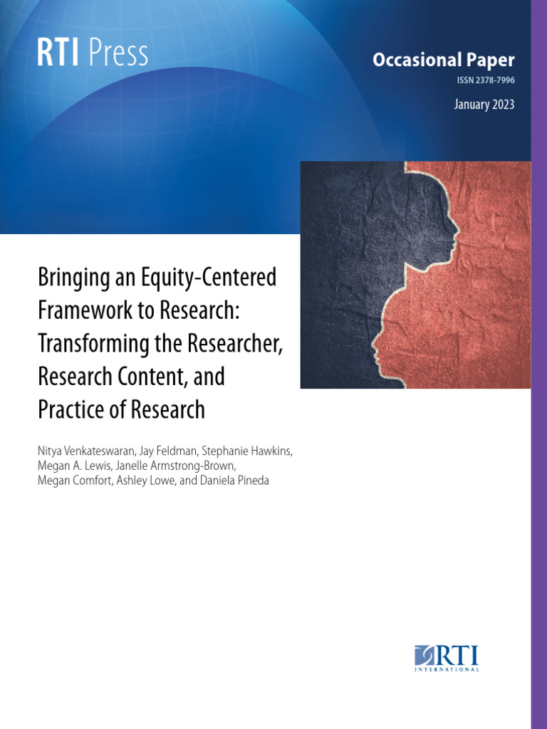 Bringing an Equity Centered Framework to Research | PDF